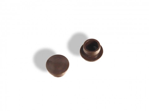 Bouche trou PVC diamètre 10 mm marron - volet roulant - SOFAP - SOFAP l ...
