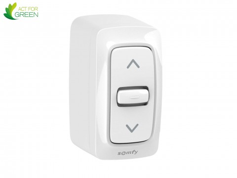 Inverseur applique filaire Somfy Inis Keo à position maintenue - Somfy ...